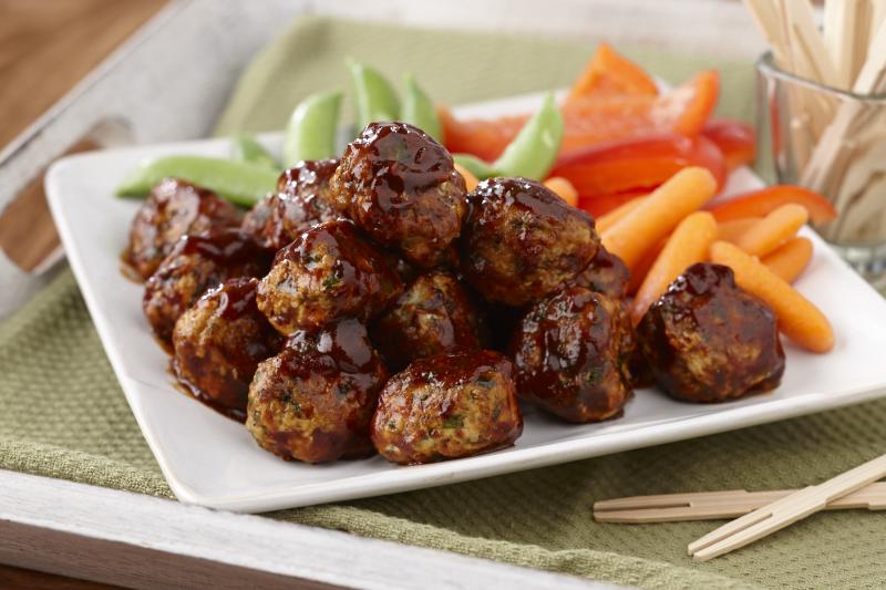 Easy Albondigas Recipe with Sweet N Smoky Glaze | Mazola®